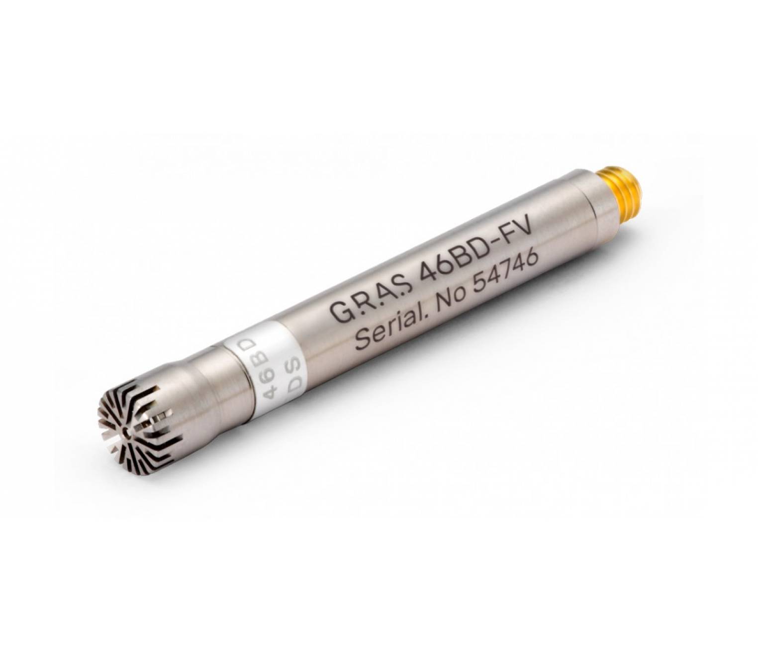 GRAS 46BD-FV 1/4" CCP Pressure Standard Microphone Set, Front Vented