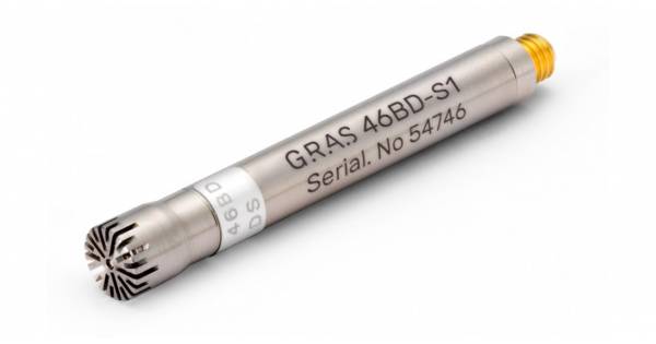 GRAS 46BD-S1 1/4" CCP Pressure Standard Microphone Set with SMB connector