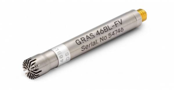 GRAS 46BL-FV 1/4" CCP Pressure Standard Microphone Set, High ...