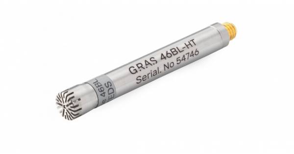 GRAS 46BL-HT 1/4" CCP Pressure High Temperature Microphone Set, High ...